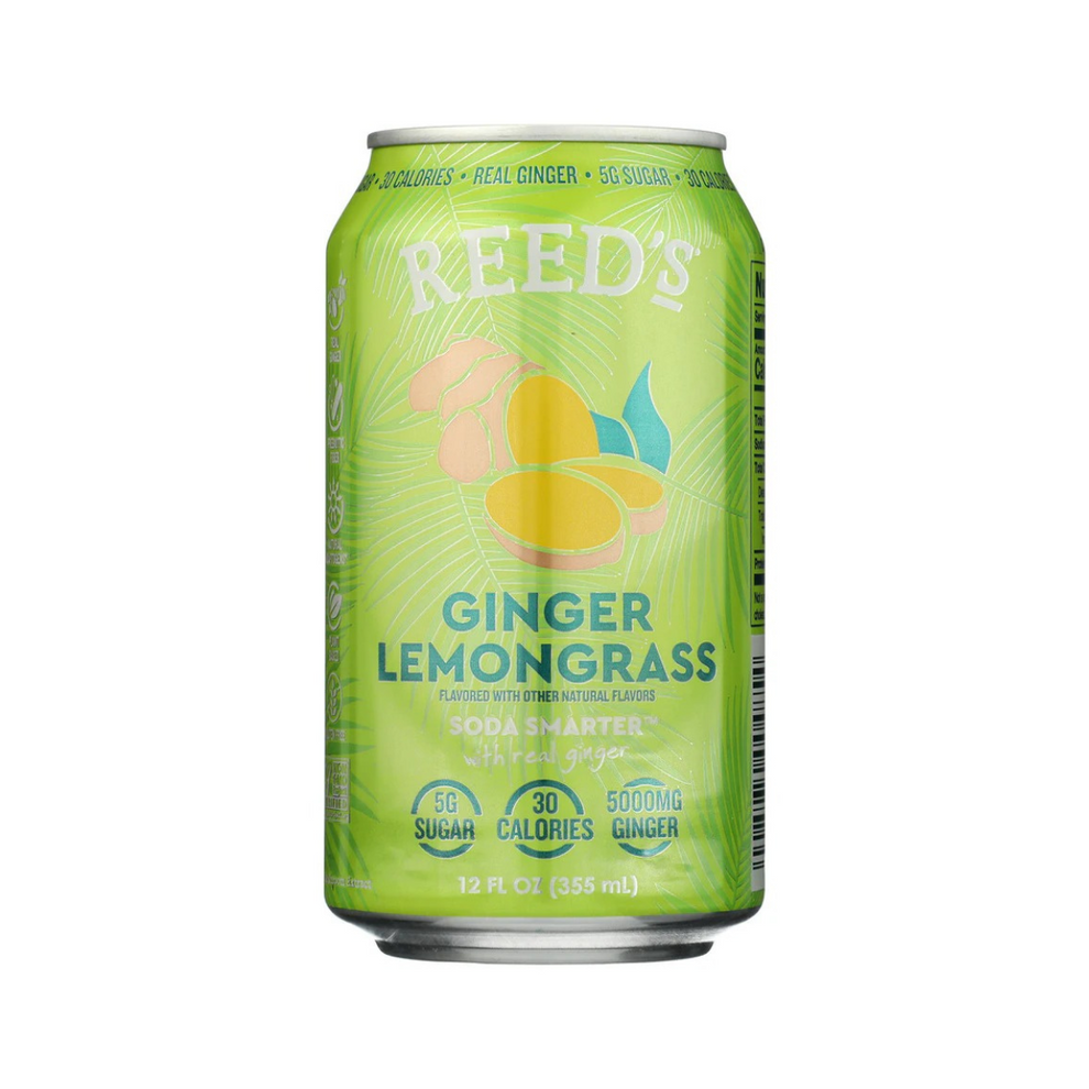 Reed's Ginger Lemongrass Functional Soda OG 12fl oz – Orgánica Store Panamá