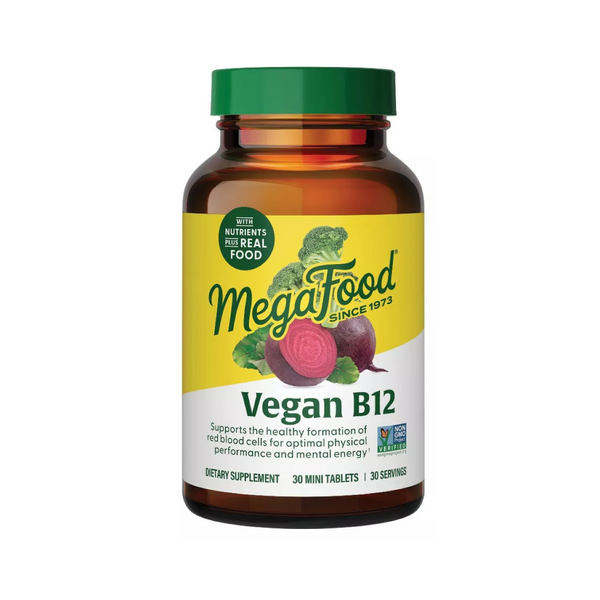 MegaFood Vitamin B12 Vegan V 30c – Orgánica Store Panamá