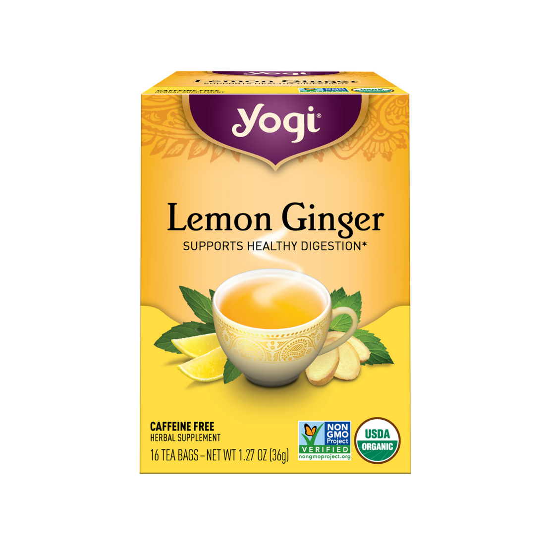 Yogi Tea Lemon Ginger 16c – Orgánica Store Panamá