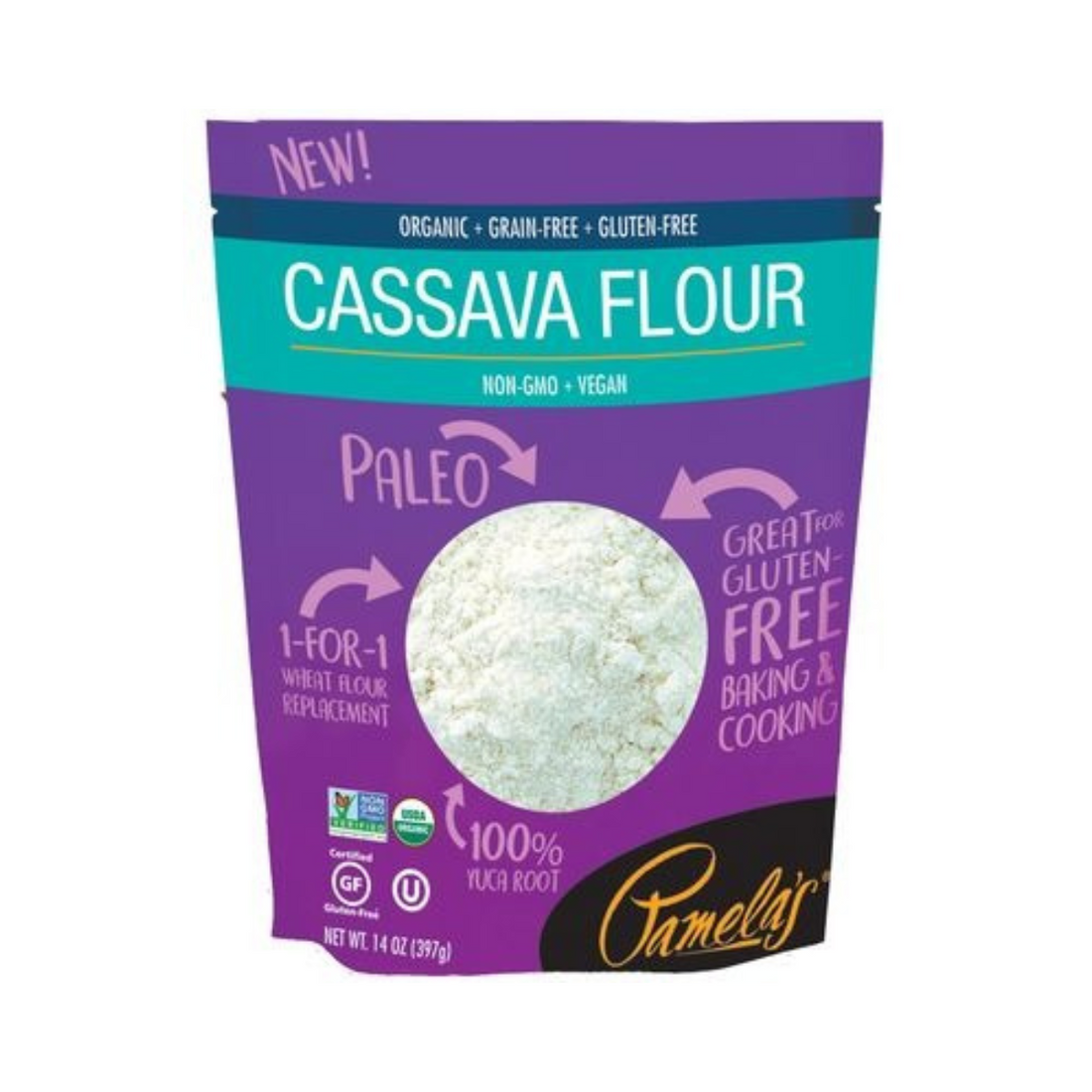 Pamela Flour Cassava Paleo GF 14oz – Orgánica Store Panamá