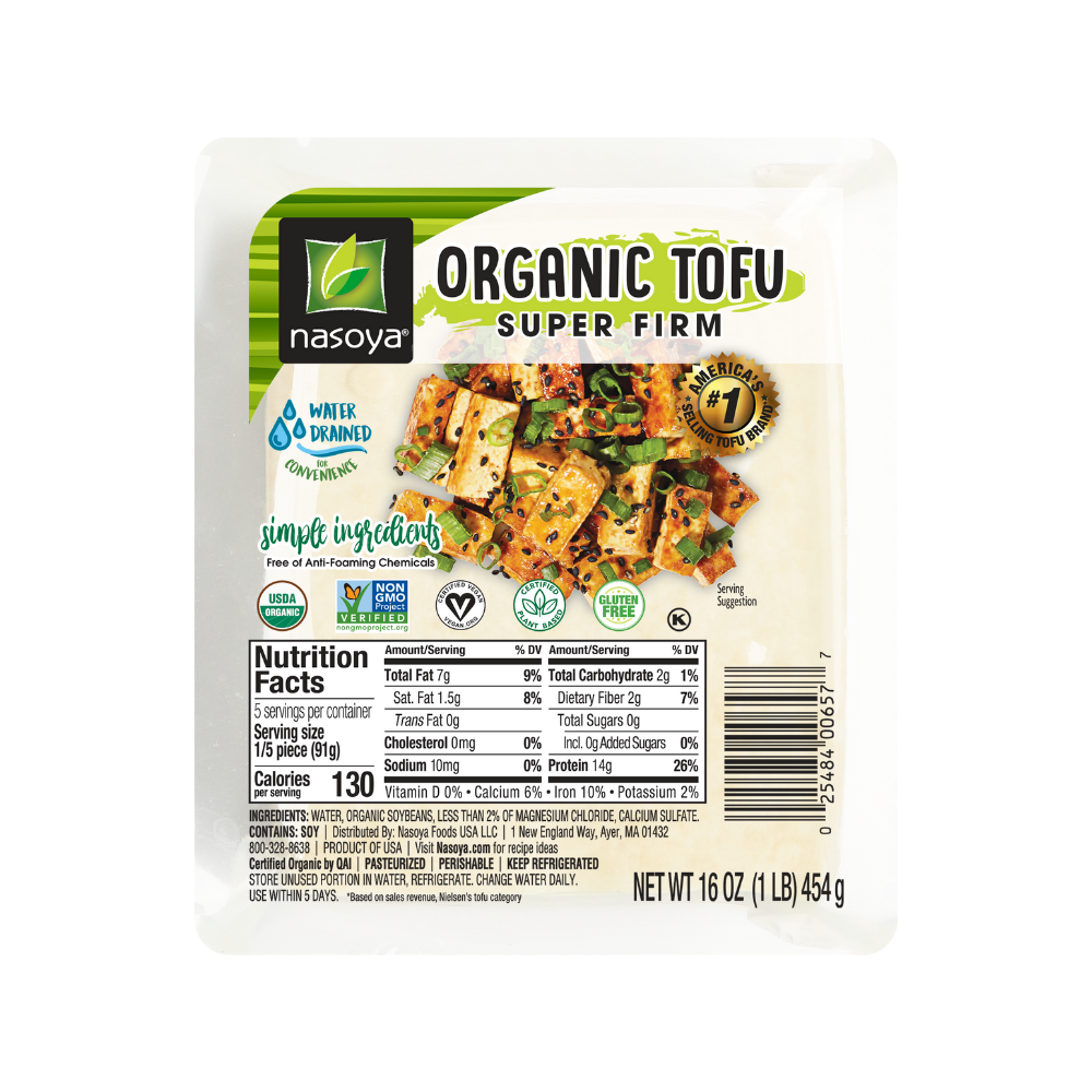 Nasoya Foods Tofu Sprouted Super Firm OG 16oz – Orgánica Store Panamá