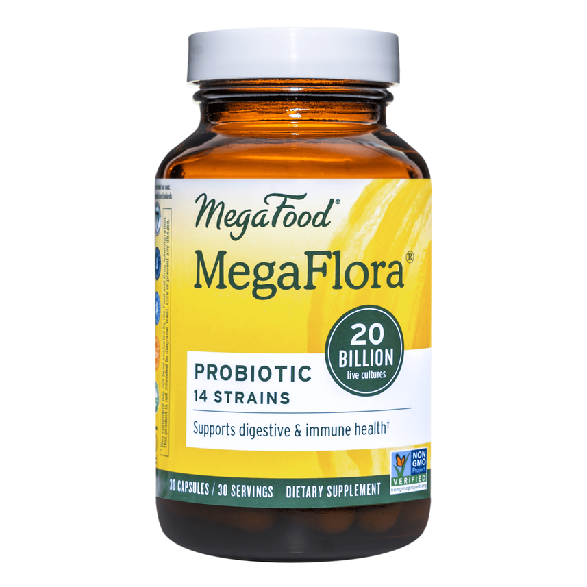 MegaFood MegaFlora Probiotic 30 c – Orgánica Store Panamá