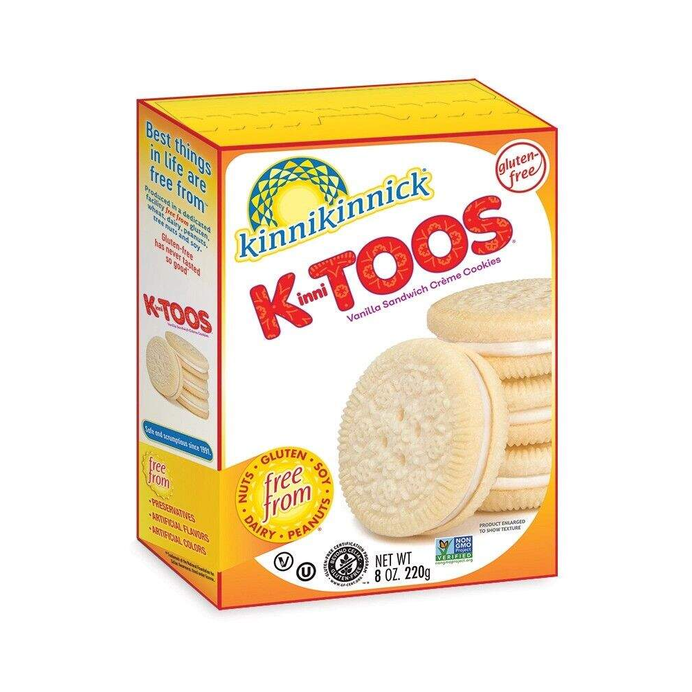 Kinnikinnick Vanilla Creme Sandwich Cookies 8oz – Orgánica Store Panamá