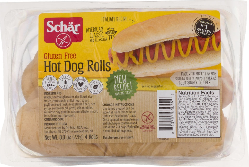 Schar Bread Rolls Hot Dog 8oz – Orgánica Store Panamá