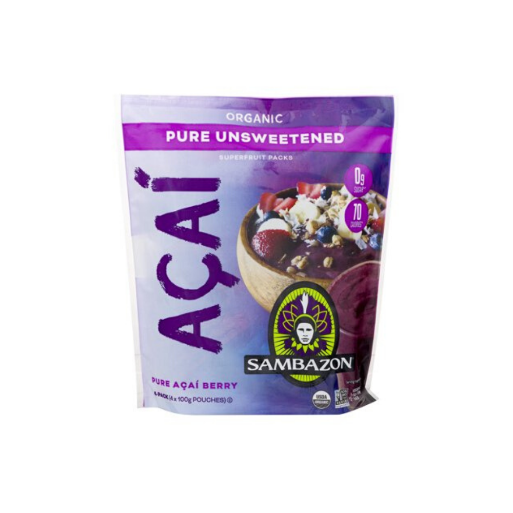 Sambazon Pure Unsweetened Frozen Acai Packets 4 c – Orgánica Store Panamá