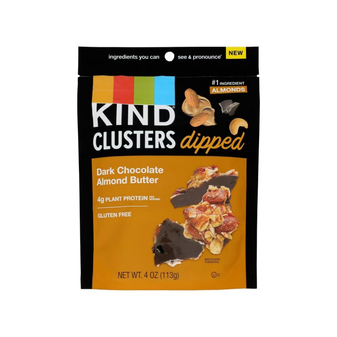 Kind Dark Chocolate Almond Butter Dipped Clusters – Orgánica Store Panamá