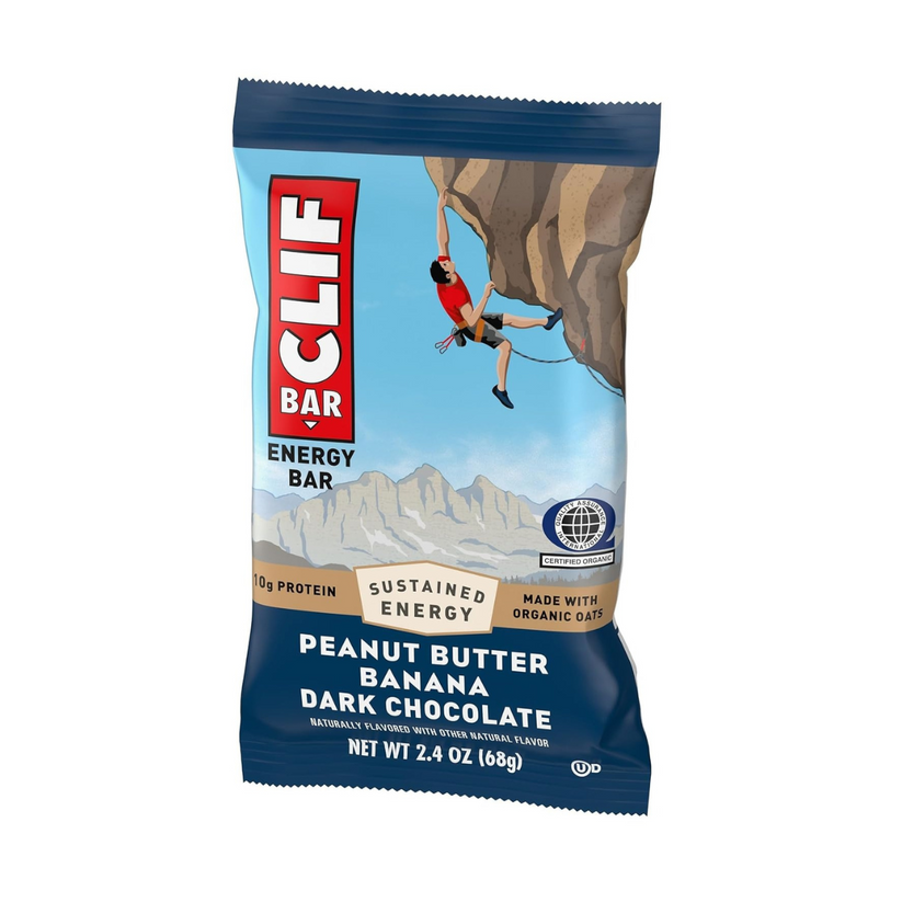 Clif Bar Energy Bar Peanut Butter Banana and Dark Chocolate 2.4oz ...