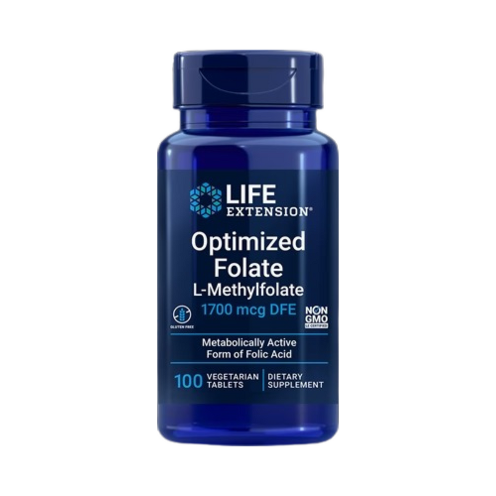 Life Extension L-MethylFolate 1700 mcg 100 c – Orgánica Store Panamá