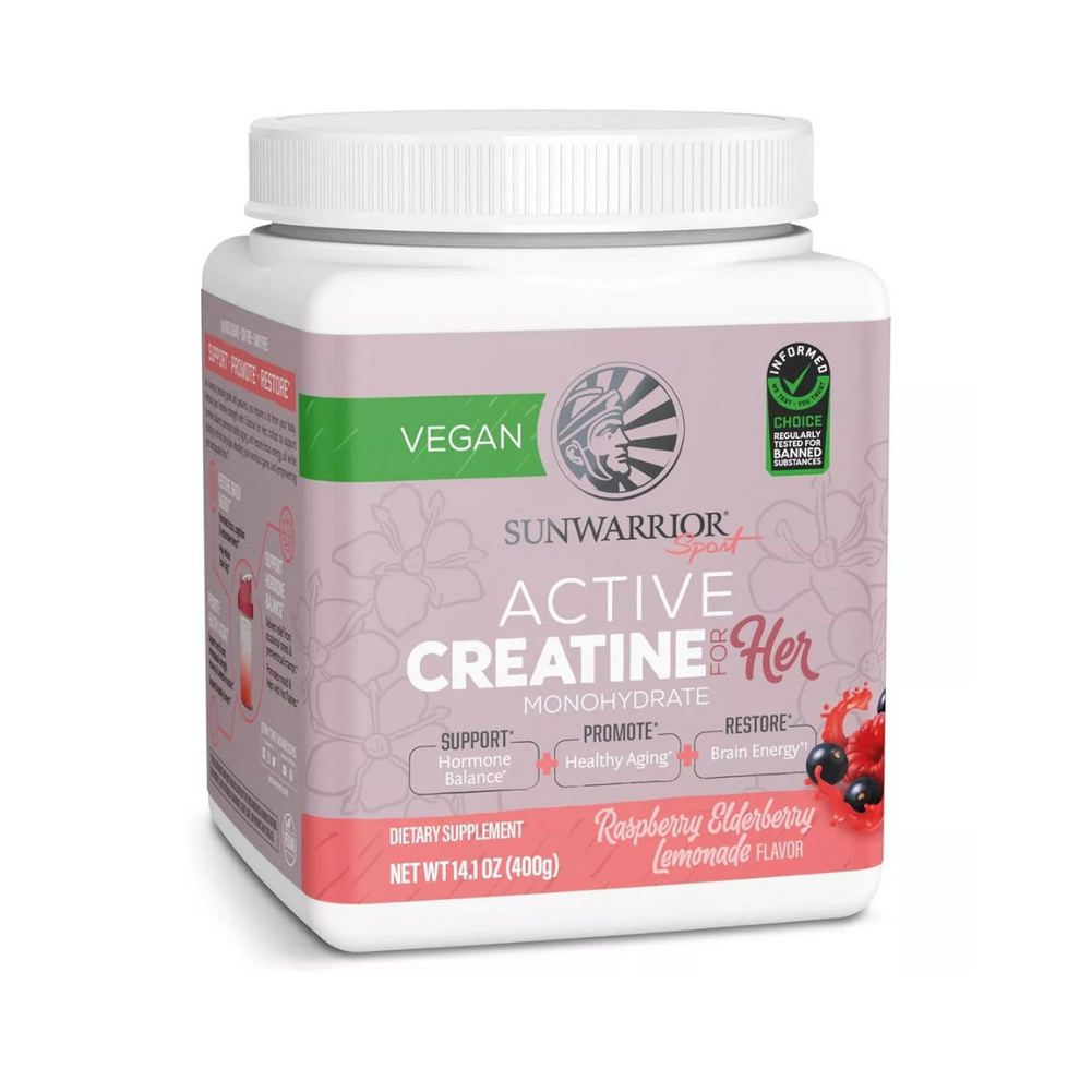 Sunwarrior Active Creatine for Her Raspberry 14.1oz – Orgánica Store Panamá