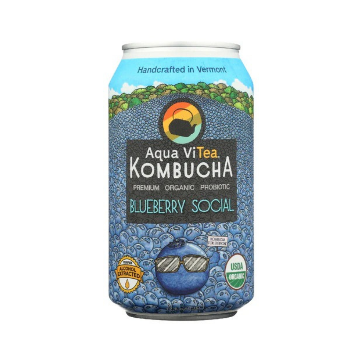 Aqua Vitea Organic Tea Kombucha Blueberry – Orgánica Store Panamá