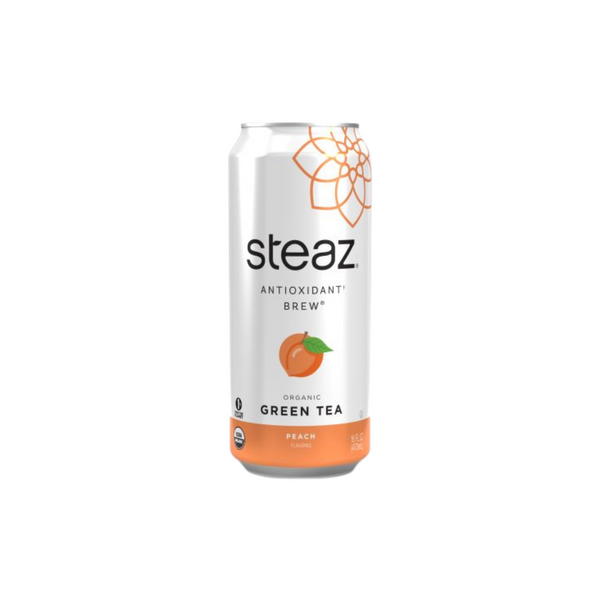 Steaz Iced Green Tea Peach 16oz – Orgánica Store Panamá