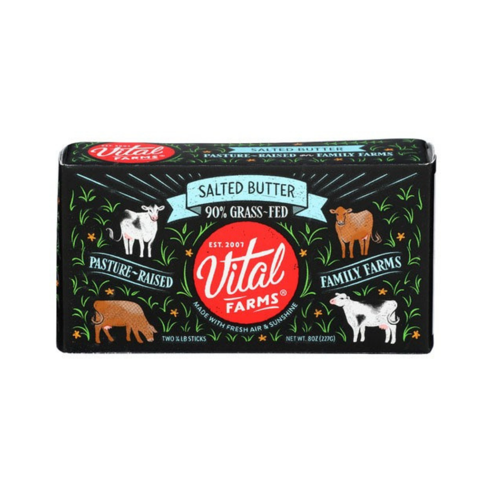 Vital Farms Salted Pasture Raised Butter 8oz – Orgánica Store Panamá