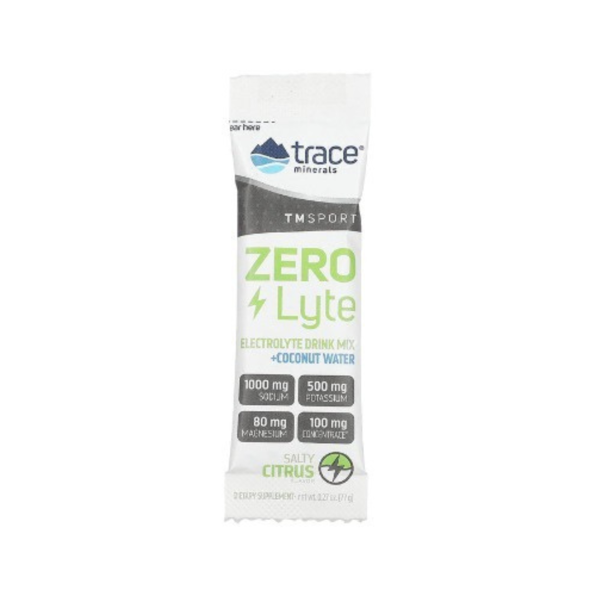 Trace Minerals ZeroLyte Salty Citrus Flavor 0.25oz – Orgánica Store Panamá
