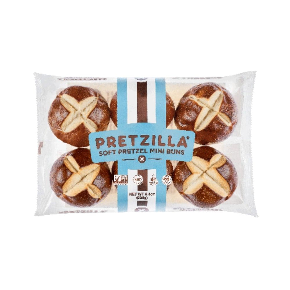 Pretzilla Bread Buns Pretzel Burguer Mini 6c – Orgánica Store Panamá