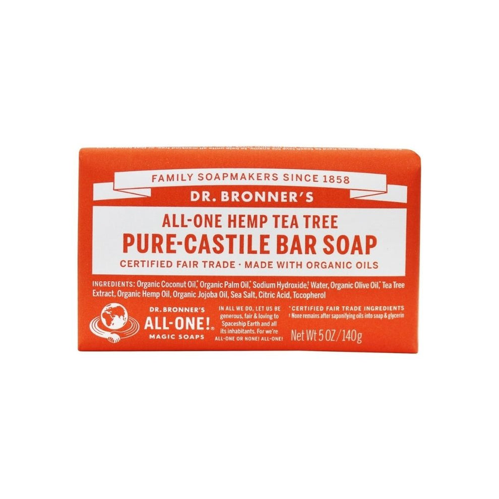 Dr. Bronner's Soap Tea Tree Bar – Orgánica Store Panamá