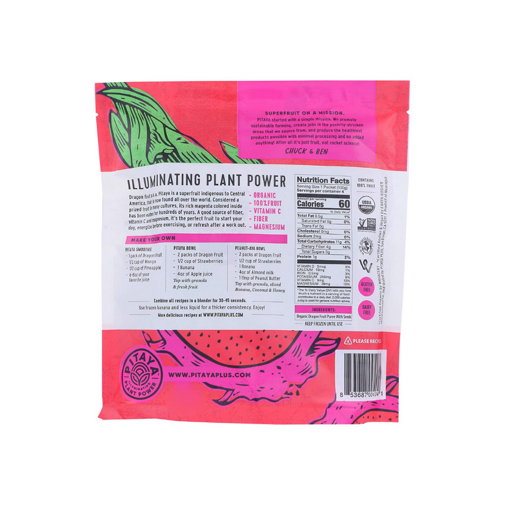 Pitaya Frozen Pitaya Dragon Smooth GF OG 4c – Orgánica Store Panamá