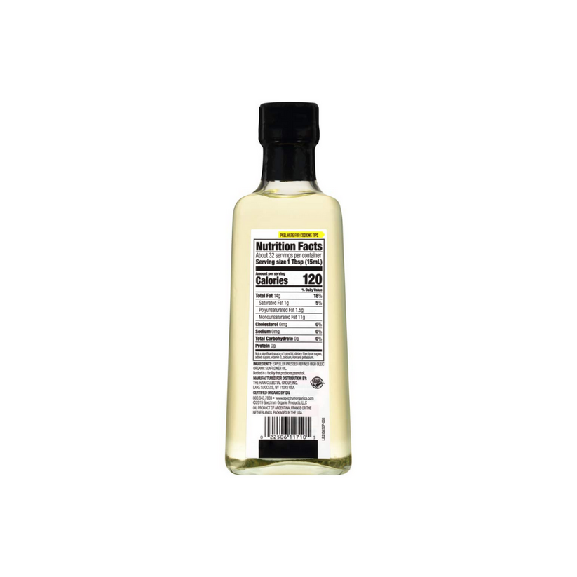 Spectrum Oil Safflower Refined OG 16oz – Orgánica Store Panamá